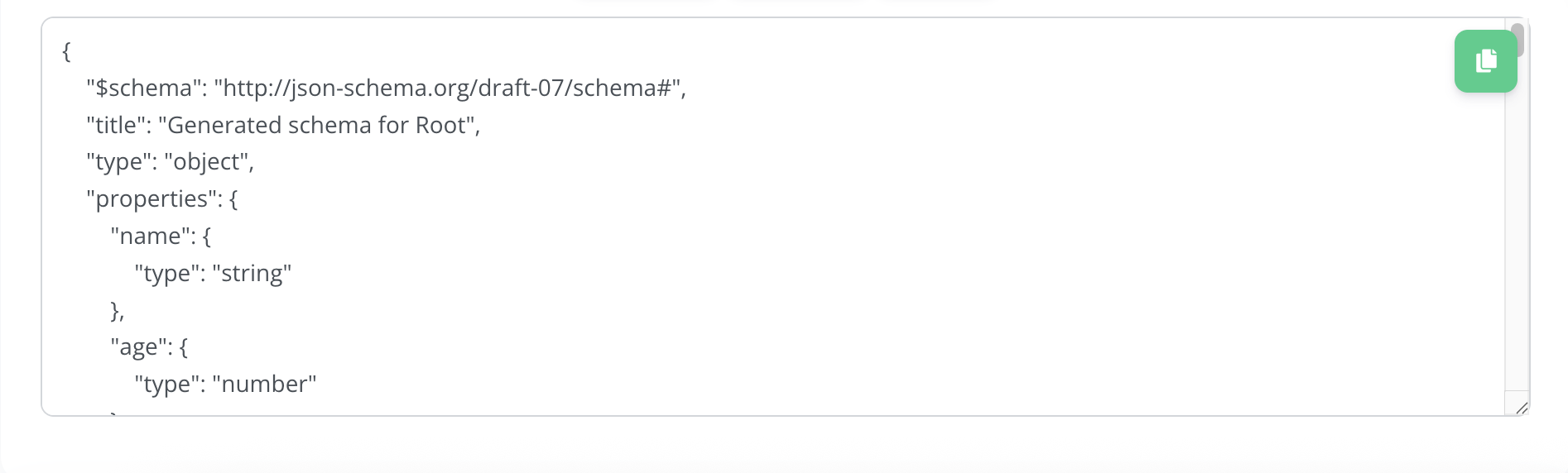 JSON to JSON Schema Converter | Generate a Schema - Tools